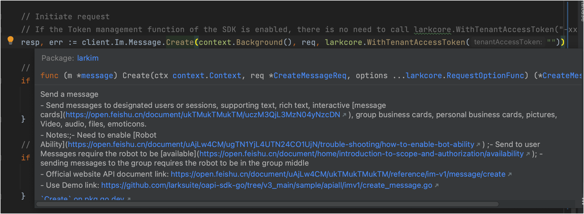 服务端 SDK 概述 - 服务端 API - 飞书开放平台