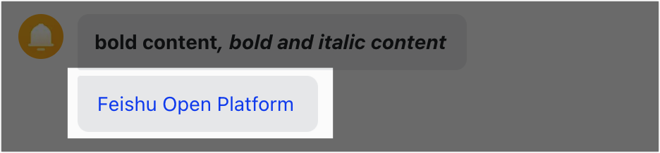 发送消息内容结构 - 服务端 API - 飞书开放平台